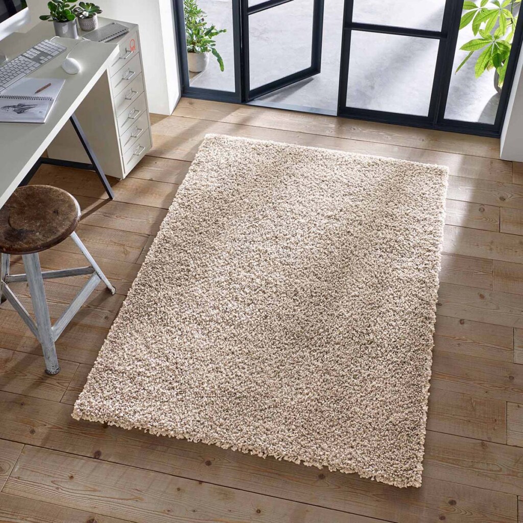 Hochflor Teppich Classic - Beige | Tapeso
