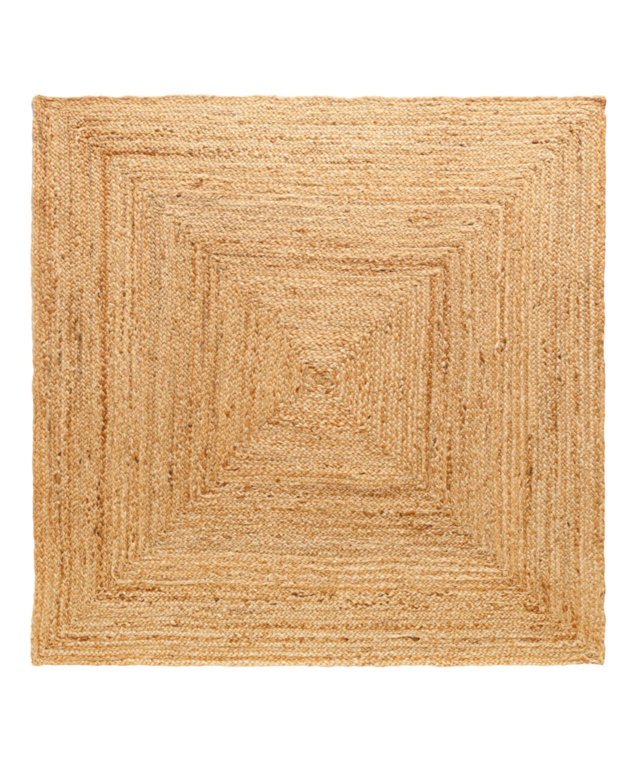 Jute Teppich Quadratisch Boho & me - Natural | Tapeso
